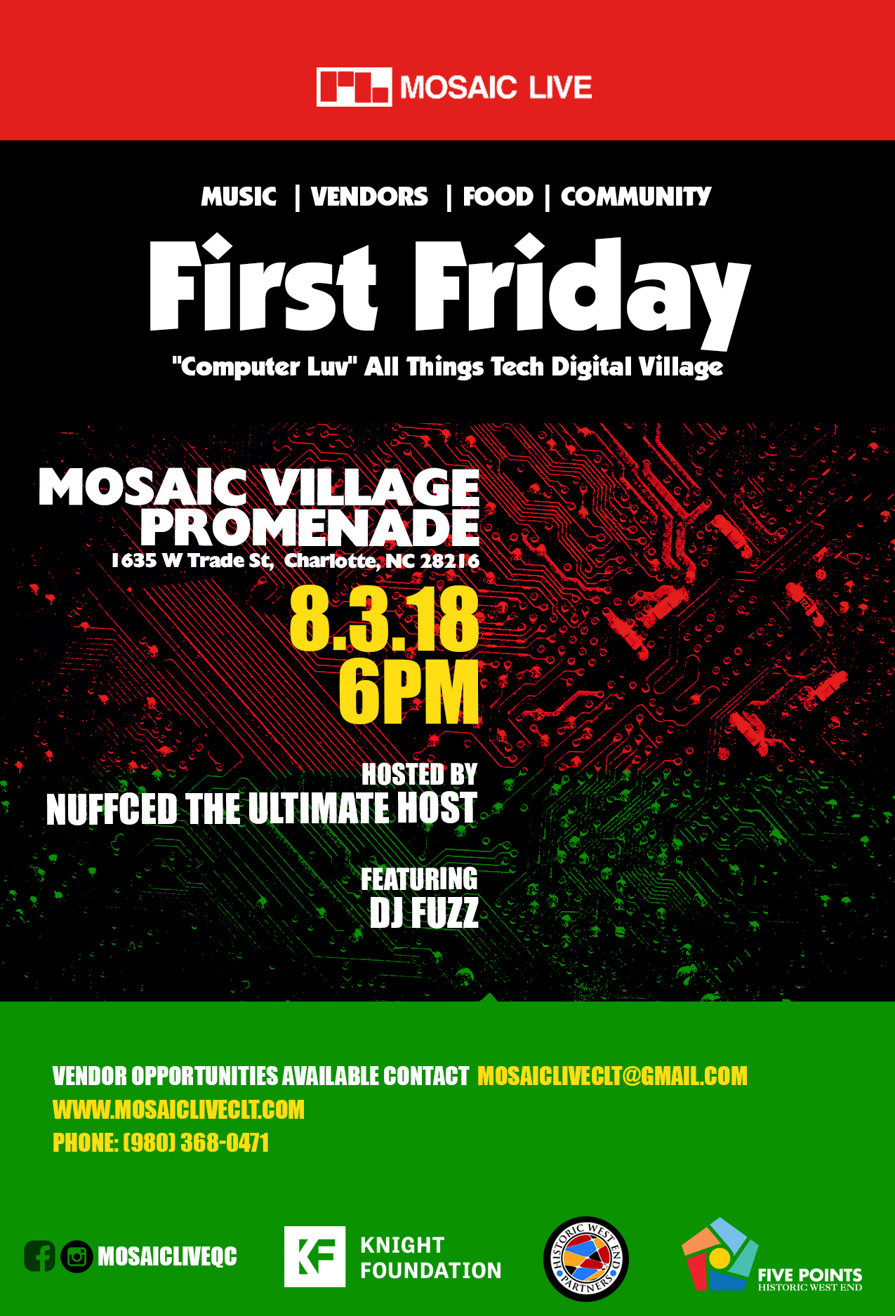 Mosaic Live: First Friday – The Center for Digital Equity